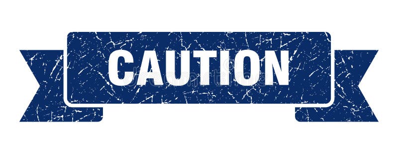 Caution Ribbon. Caution Isolated Paper Sign. Banner Stock Vector ...