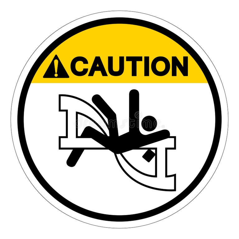Caution Rotating Agitator Symbol Sign, Vector Illustration, Isolate on ...