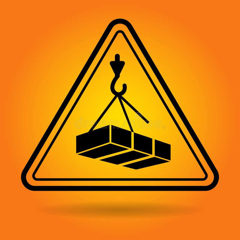 Caution Safety Sign Icon stock vector. Illustration of danger - 79063852