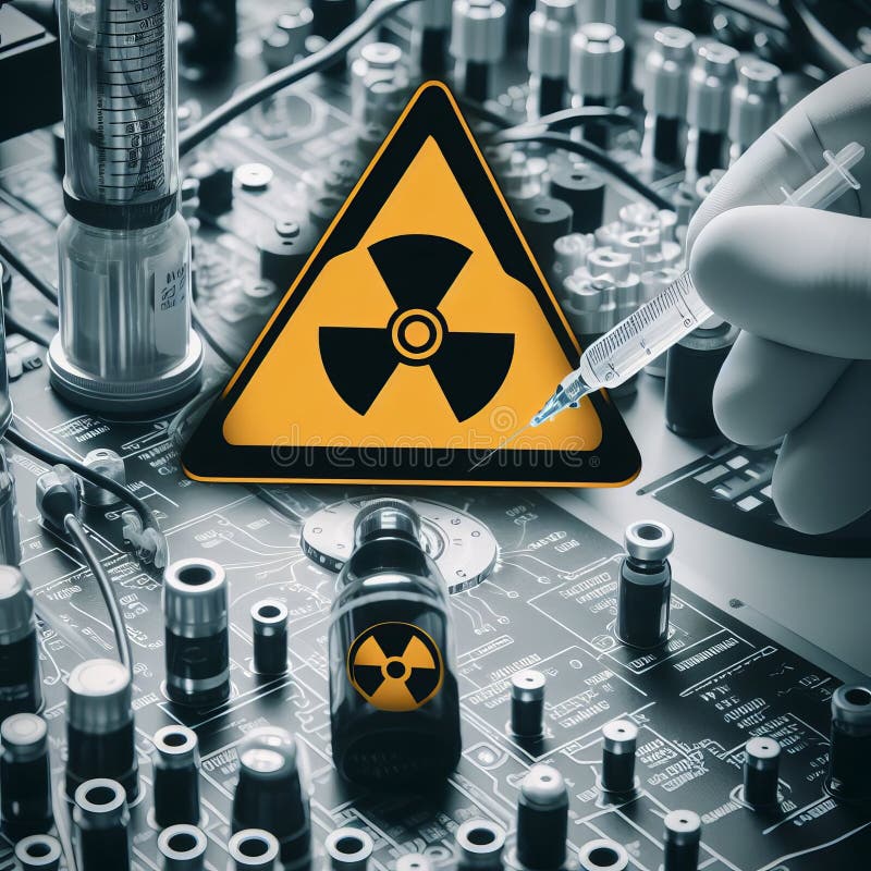Caution in Science stock image. Image of science, radiation - 311882151