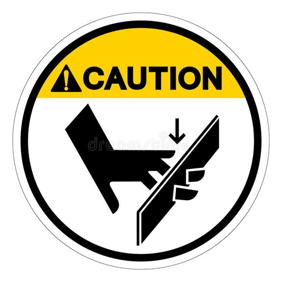 Caution Sharp Edges Will Cut Symbol Sign, Vector Illustration, Isolate ...