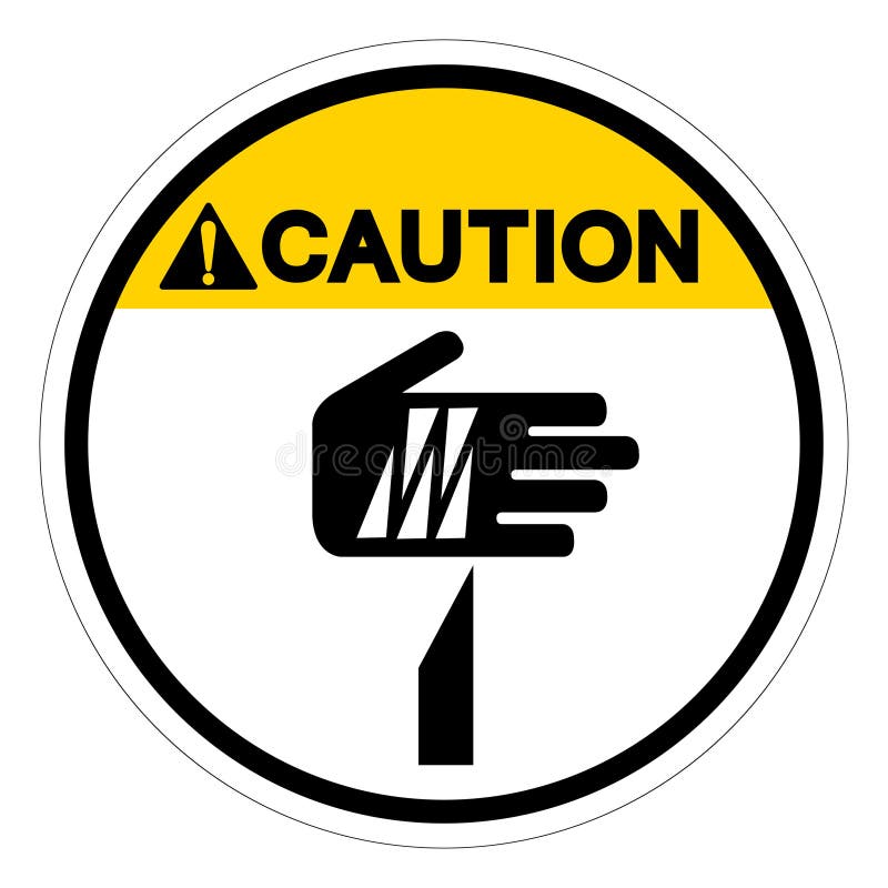 Caution Sharp Point Symbol Sign, Vector Illustration, Isolate on White ...