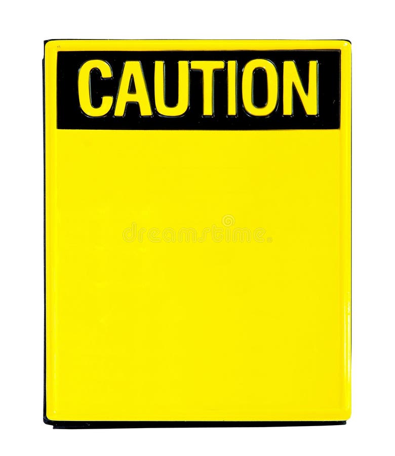 Caution sign stock photo. Image of metal, sign, warning - 14626990