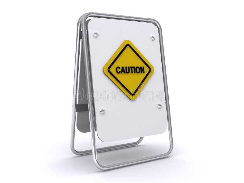 Caution sign problems stock photo. Image of cloud, issues - 39531838