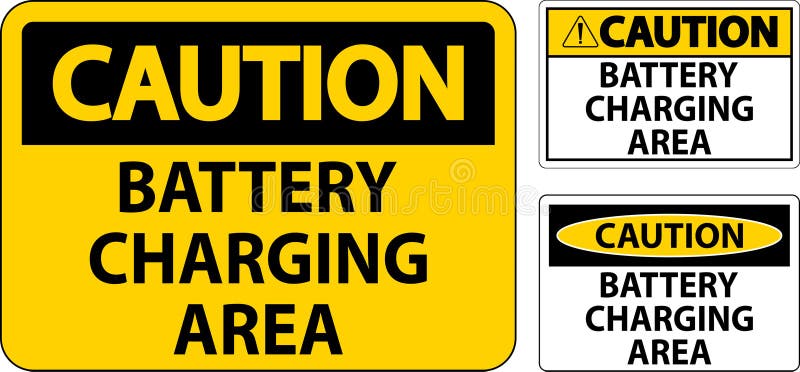 Caution Batteries Stock Illustrations – 322 Caution Batteries Stock ...