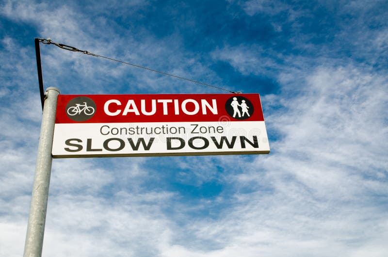 Caution Sign for Forklifts in Use Attached To the Steel Fence. Stock ... Caution Sign for Forklifts in Use Attached To the Steel Fence. Stock ...
