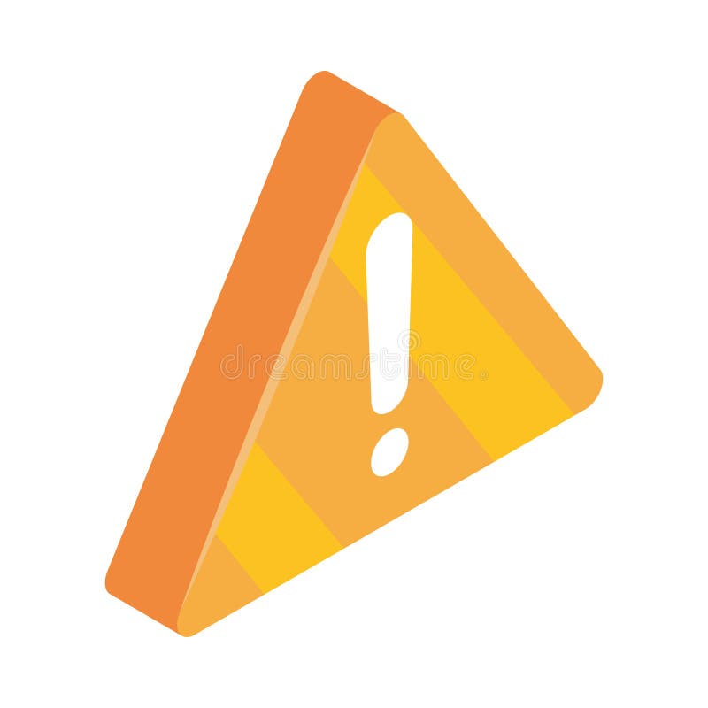 Caution sign cybersecurity stock vector. Illustration of danger - 258091410