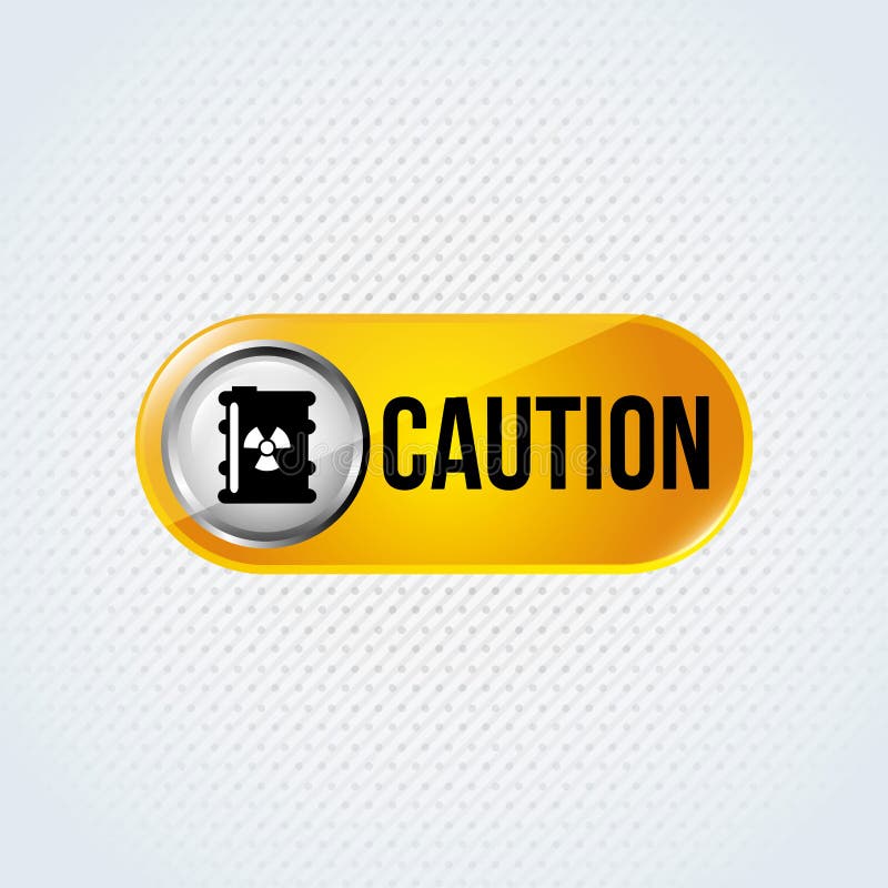 Caution sign design stock illustration. Illustration of hazard - 69738512