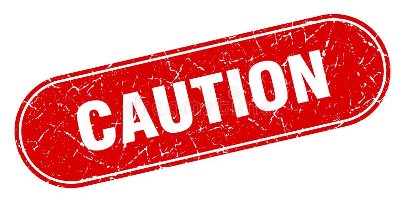 Caution Sign. Caution Circular Band Label. Caution Sticker Stock Vector ...