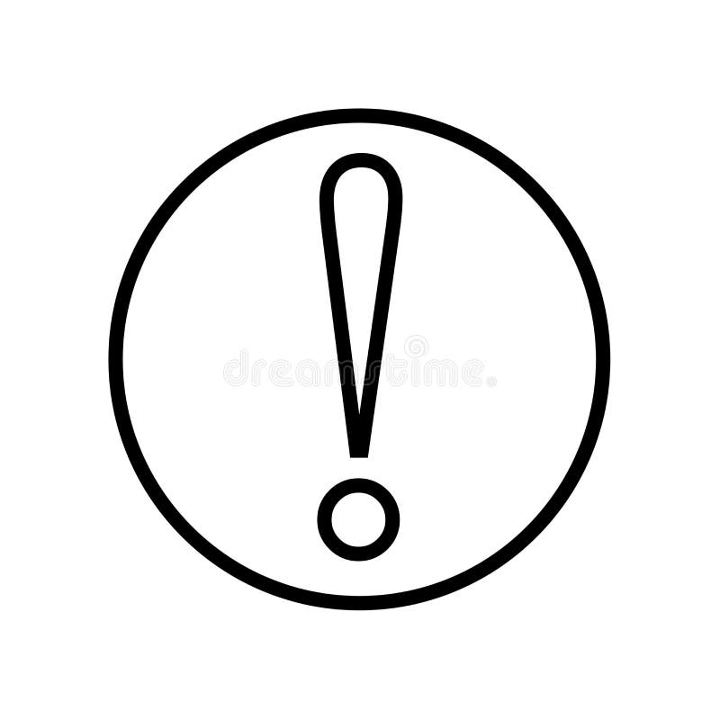Caution Sign Icon Isolated on White Background Stock Vector ...