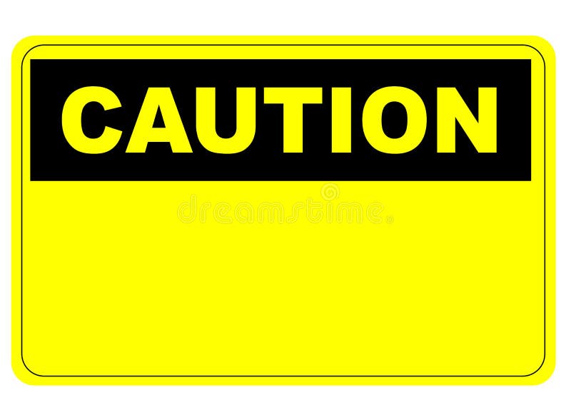 Caution Work in Progress Sign Stock Illustration - Illustration of ...