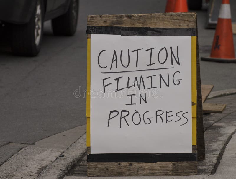 Caution sign stock photo. Image of hazard, caution, road - 44799812