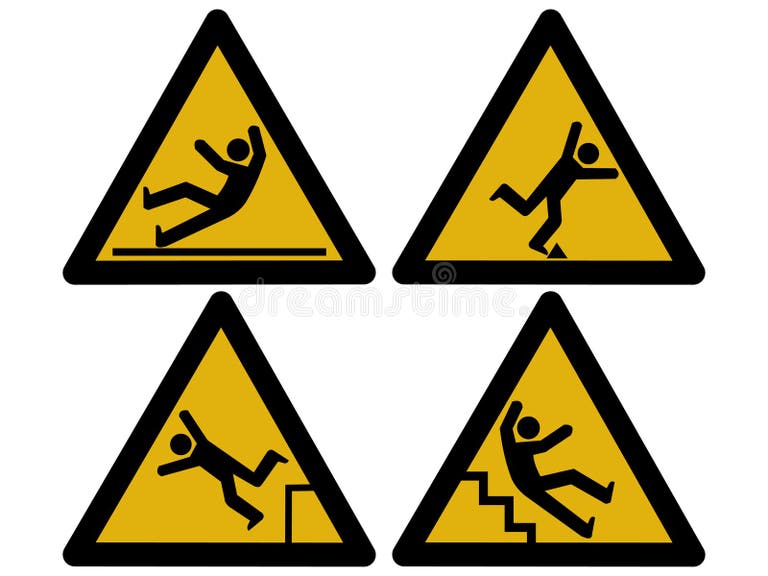 Caution signs stock vector. Illustration of figure, danger - 2178570