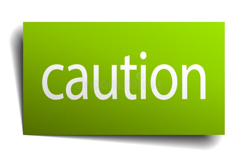 Caution Square Isolated Sign Set. Caution Stamp Stock Vector ...