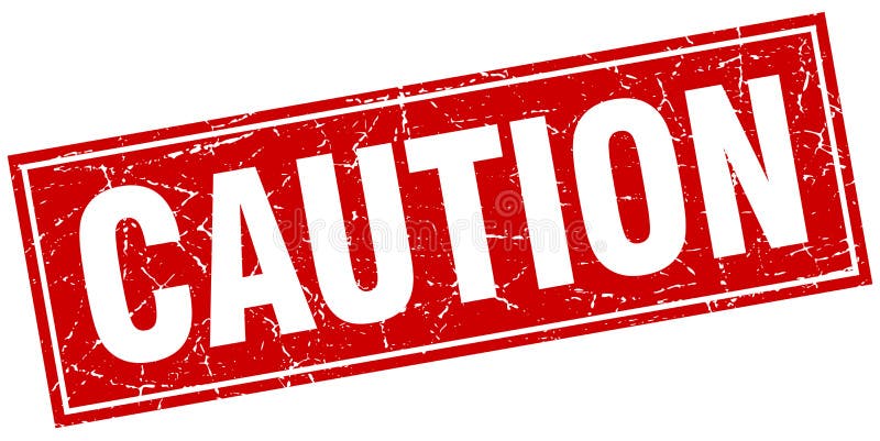 Caution stamp stock vector. Illustration of vintage - 125004651