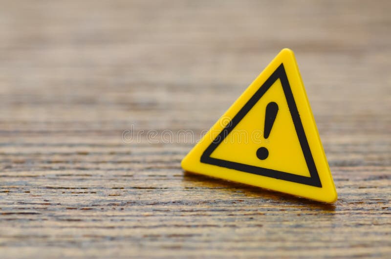 Caution Symbol: Hazard Alert for Proactive Risk Assessment Stock ...