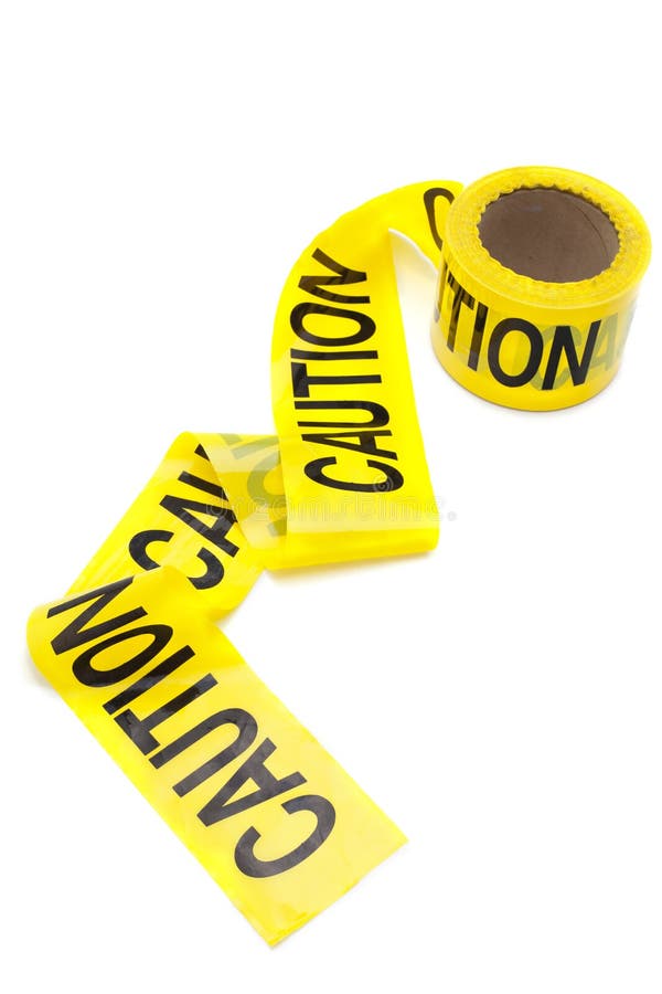 Caution tape stock image. Image of tape, ribbon, hazard - 23695429