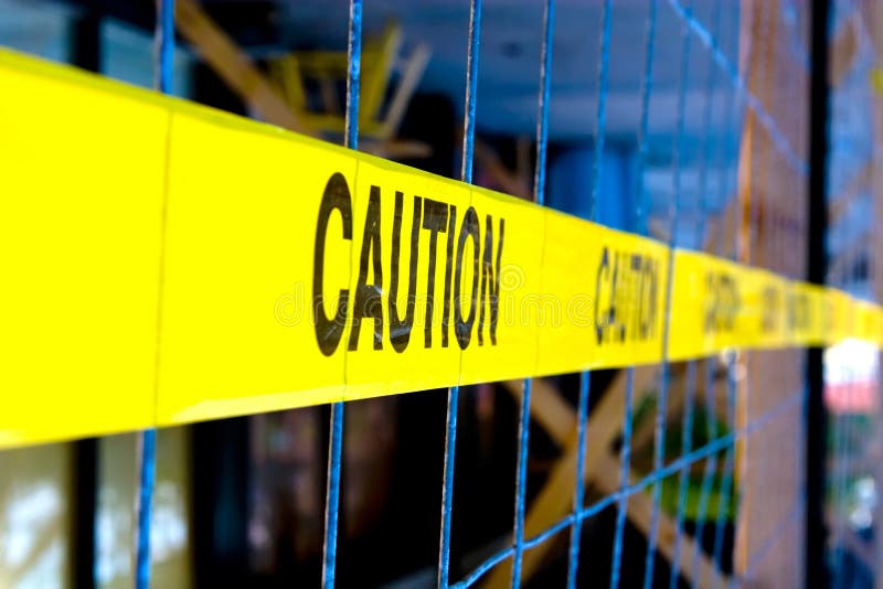 Caution tape stock image. Image of restriction, precaution - 2448769