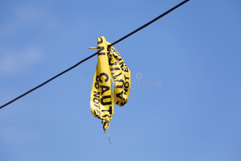 Caution tape stock photo. Image of blue, text, caution - 84813838