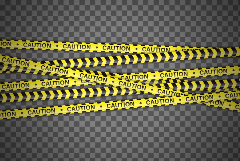 Caution Tape Seamless Tape Strip Stock Illustration - Illustration of ...