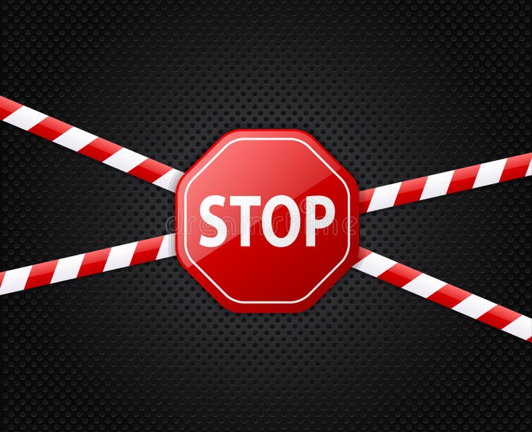 Caution Stop Stock Illustrations – 117,691 Caution Stop Stock ...