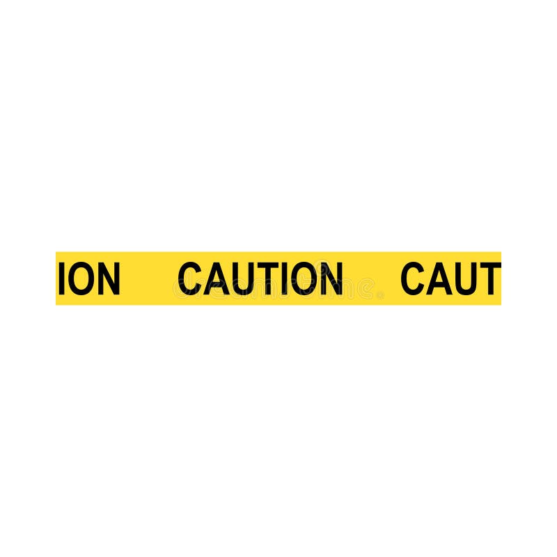 Caution Tape Seamless Vector Stock Vector - Illustration of symbol ...