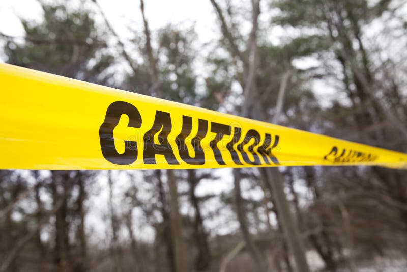 Caution Tape stock photo. Image of black, danger, dividing - 54656952