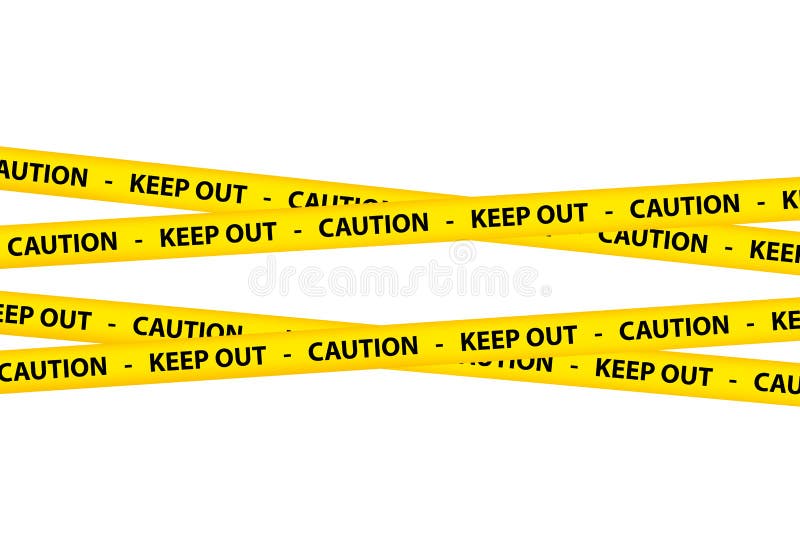 Caution Tapes stock photo. Image of guard, alert, warning - 57240116