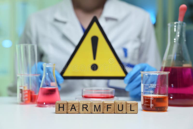 Caution There are Dangerous and Harmful Chemicals Present in the ...