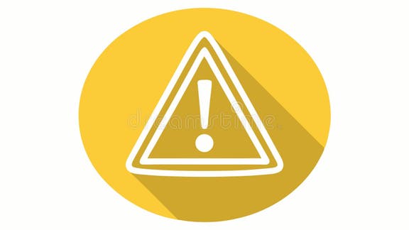 Caution Triangle, Symbolizing Alert and Potential Hazard, Vector Design ...