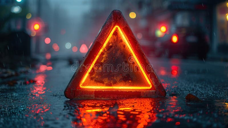 Caution Triangular Warning Sign Symbol on White Background Stock ...