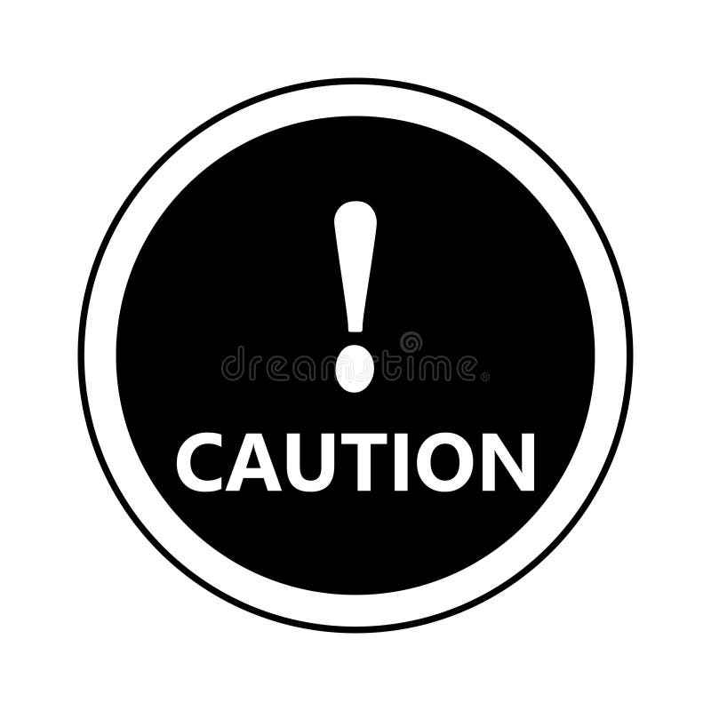 Caution Vector Sign. Caution and Keep Out, Do Not Enter and Danger Zone ...