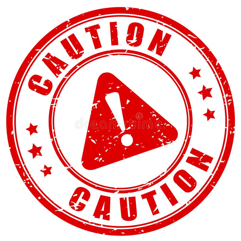 Caution/warning Signs Set, II Stock Illustration - Illustration of ...