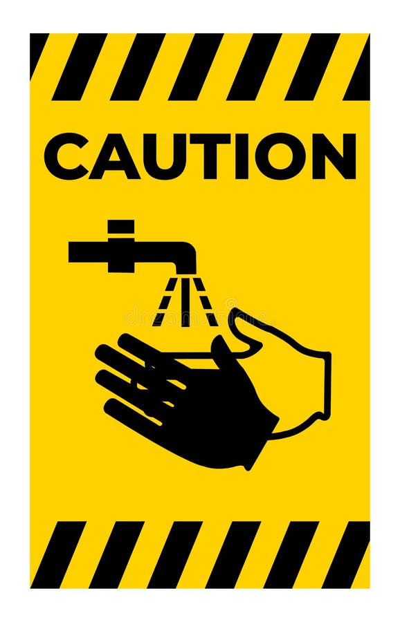Caution Hand Crush Force From Top And Bottom Symbol Sign Stock Vector ...