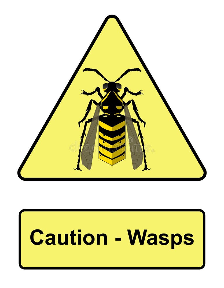 Caution Wasps Stock Illustrations – 19 Caution Wasps Stock ...