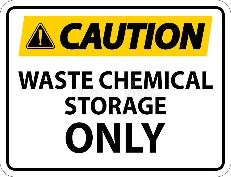 Caution Waste Oil Symbol Sign ,Vector Illustration, Isolate on White ...