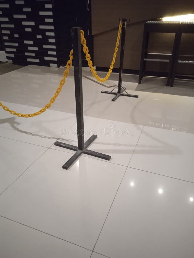 Caution Wet Floor Dont Entry because Maintenance Stock Photo - Image of ...