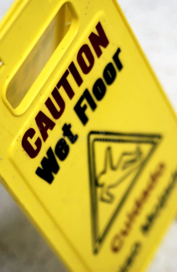 Caution Falling Into Water Sign Stock Image - Image of pool, garden ...