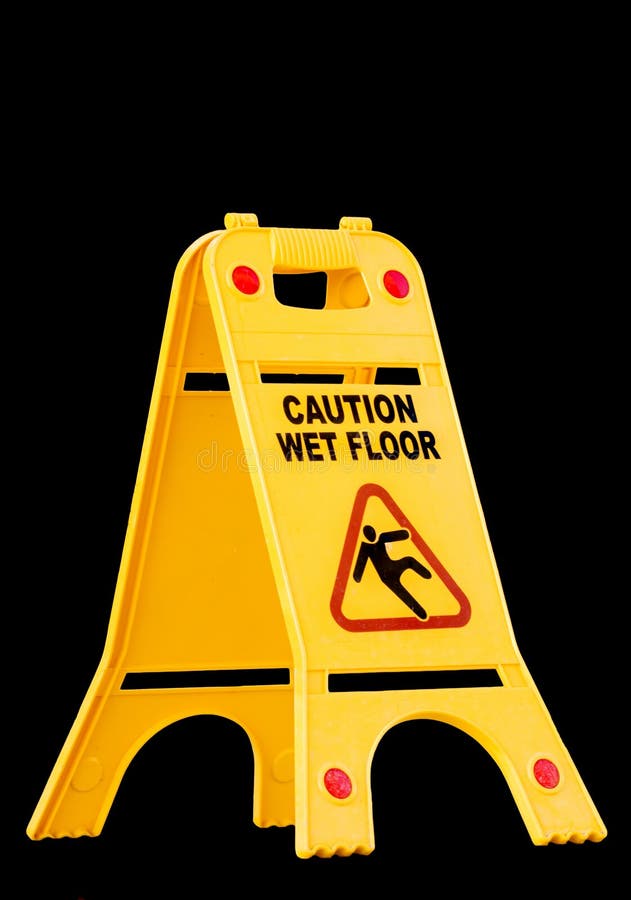 Wet Floor Sign stock photo. Image of caution, stop, clean - 843066