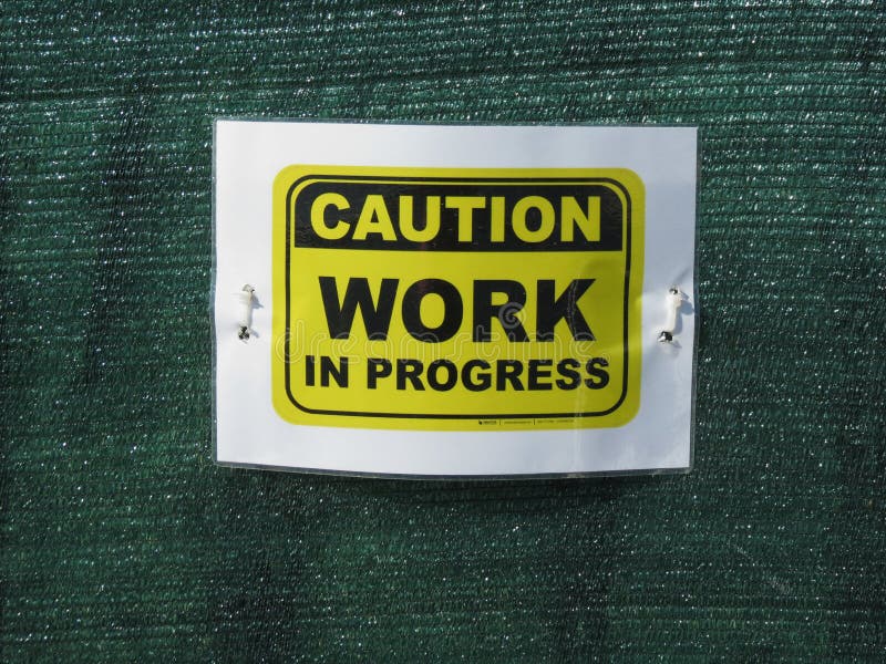 1,561 Caution Work Progress Stock Photos - Free & Royalty-Free Stock ...