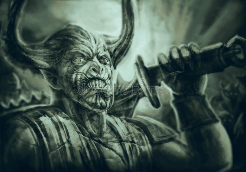 Demone Sull'icona Della Spalla Elemento Dell'angelo E Dell'icona Del ...