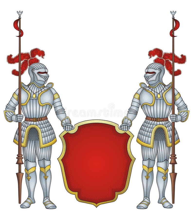 Cavalieri Reali Della Protezione Illustrazione Vettoriale ...