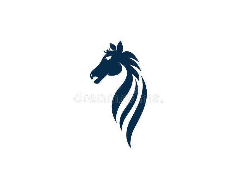 Cavallo Logo Design Vector Template Illustrazione Vettoriale ...