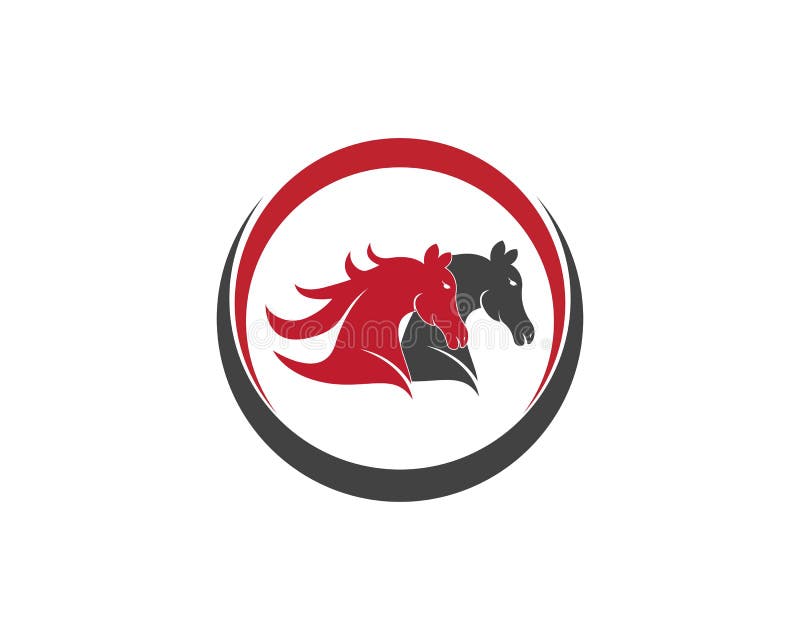 Cavallo Logo Design Vector Template Illustrazione Vettoriale ...