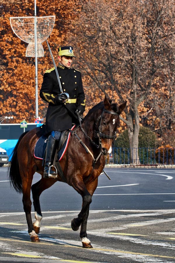 Cavalry Commander in Front of the Cavalry Squad Editorial Photo - Image ...