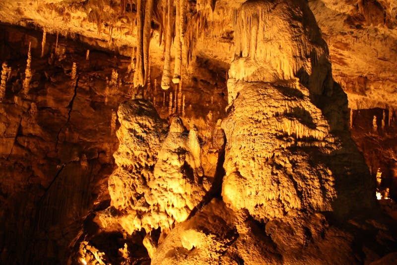 Ruby Falls Cave stock image. Image of stalactite, cave - 9725439