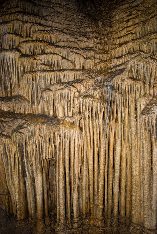 Stalagmites flowstone cave stock image. Image of belgium - 34531379