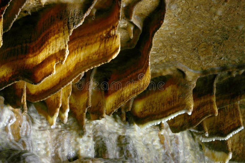 Cave Bacon Strips stock image. Image of rock, sedimentary - 50103759