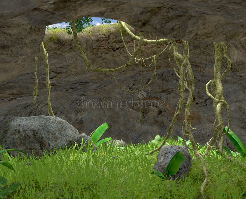 The Cave stock photo. Image of amazonas, scenery, stream - 41453070