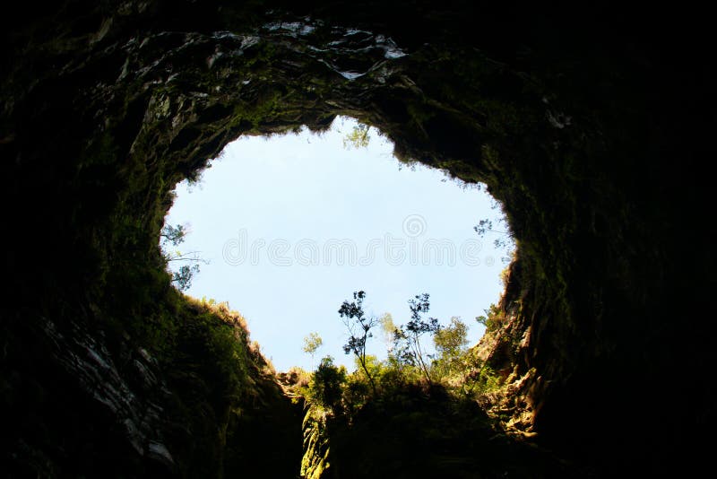 Cave Called Priest`s Hole, in Brazil Stock Photo - Image of clean ...